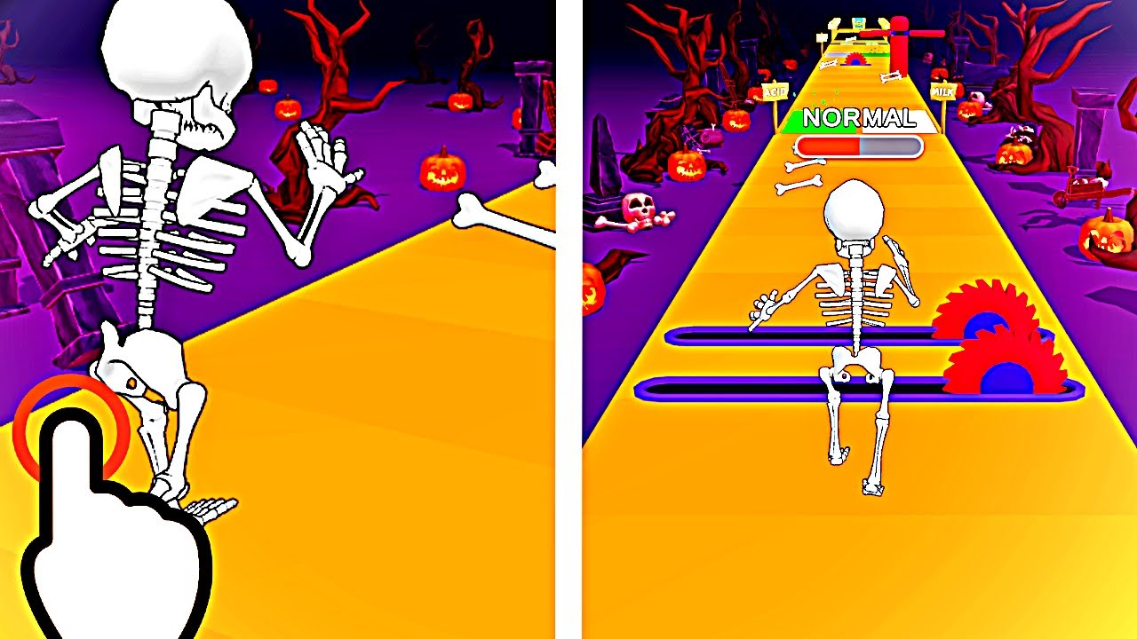 Spooky Run - Spooky Skeleton Hallowen Man Run - All Levels iOS Android ...
