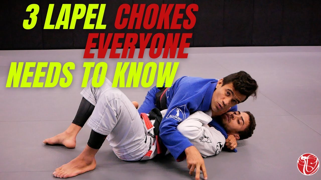 3 Lapel Chokes Everyone Needs to Know | Jiu-Jitsu Fundamentals ...
