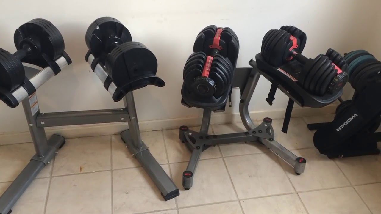 TWIST LOCK e BOWFLEX comparação entre os dois tipos de halteres ...