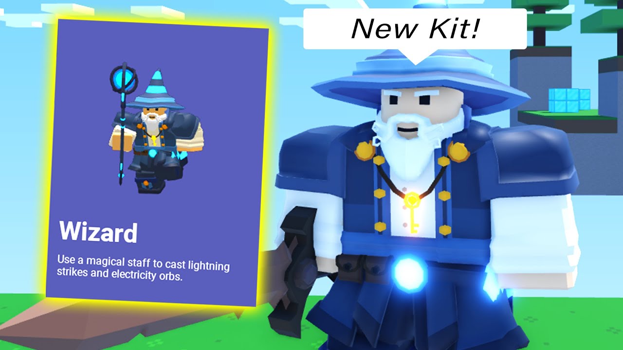 New Roblox Bedwars WIZARD Kit!!! - YouTube