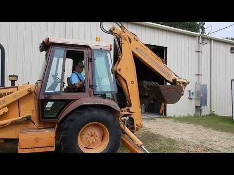 1989 Case 580 Super K backhoe for sale at auction | bidding closes August 22, 2019 - YouTube