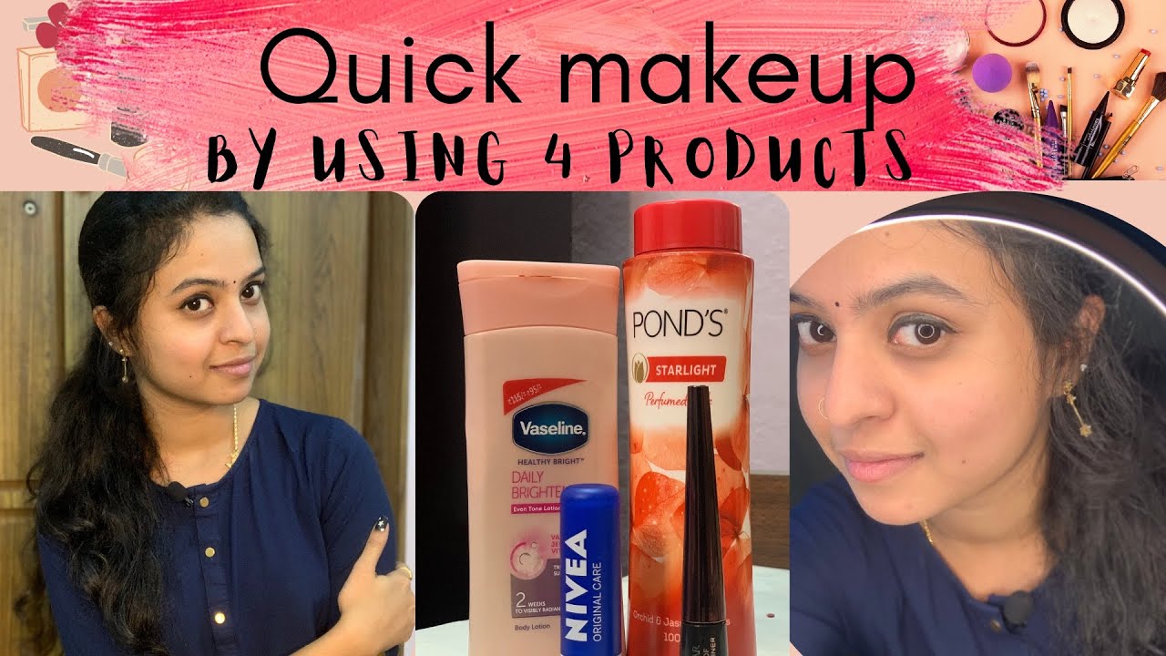 Quick & Easy 5 Minutes Makeup Tutorial | Everyday Makeup Transformation ...