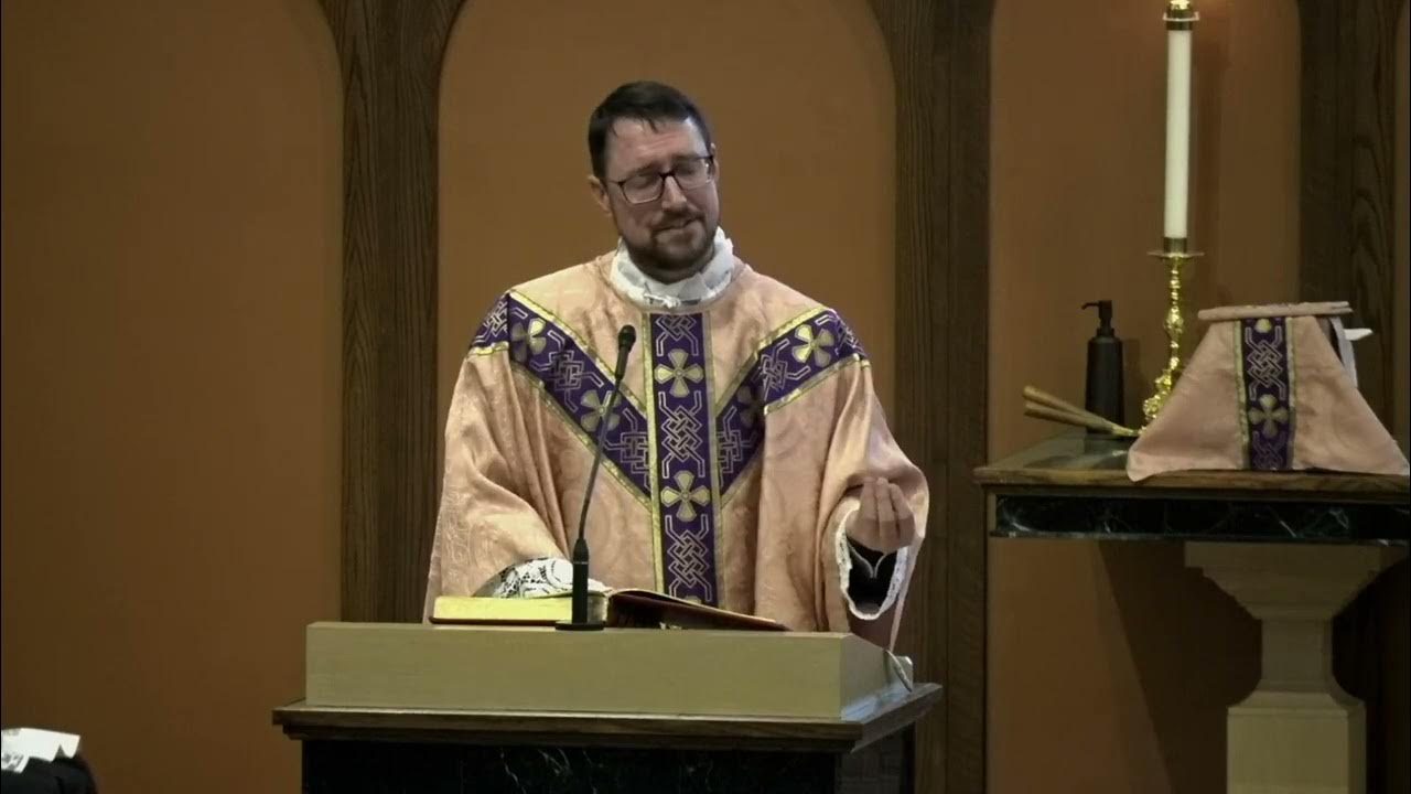 Fr. Rossi's Homily, Third Sunday of Advent - December 11th, 2022 - YouTube