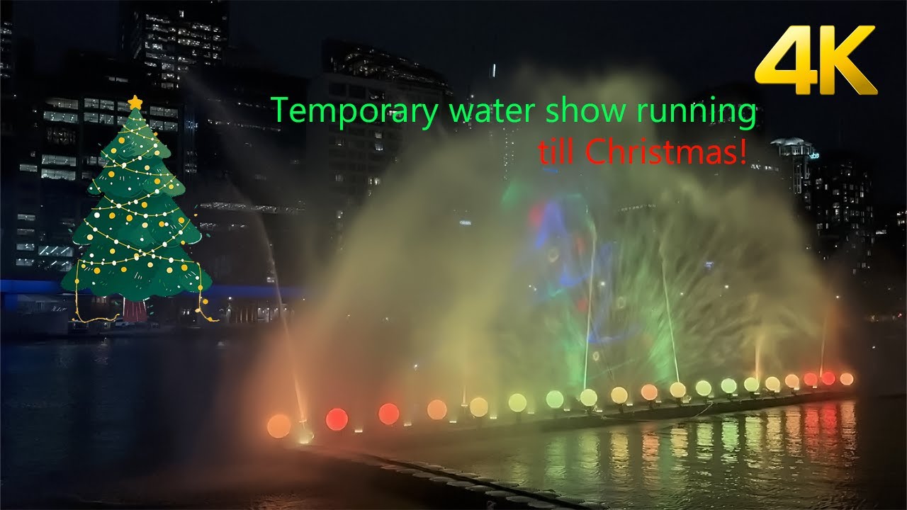 Crown Christmas River Show! - YouTube