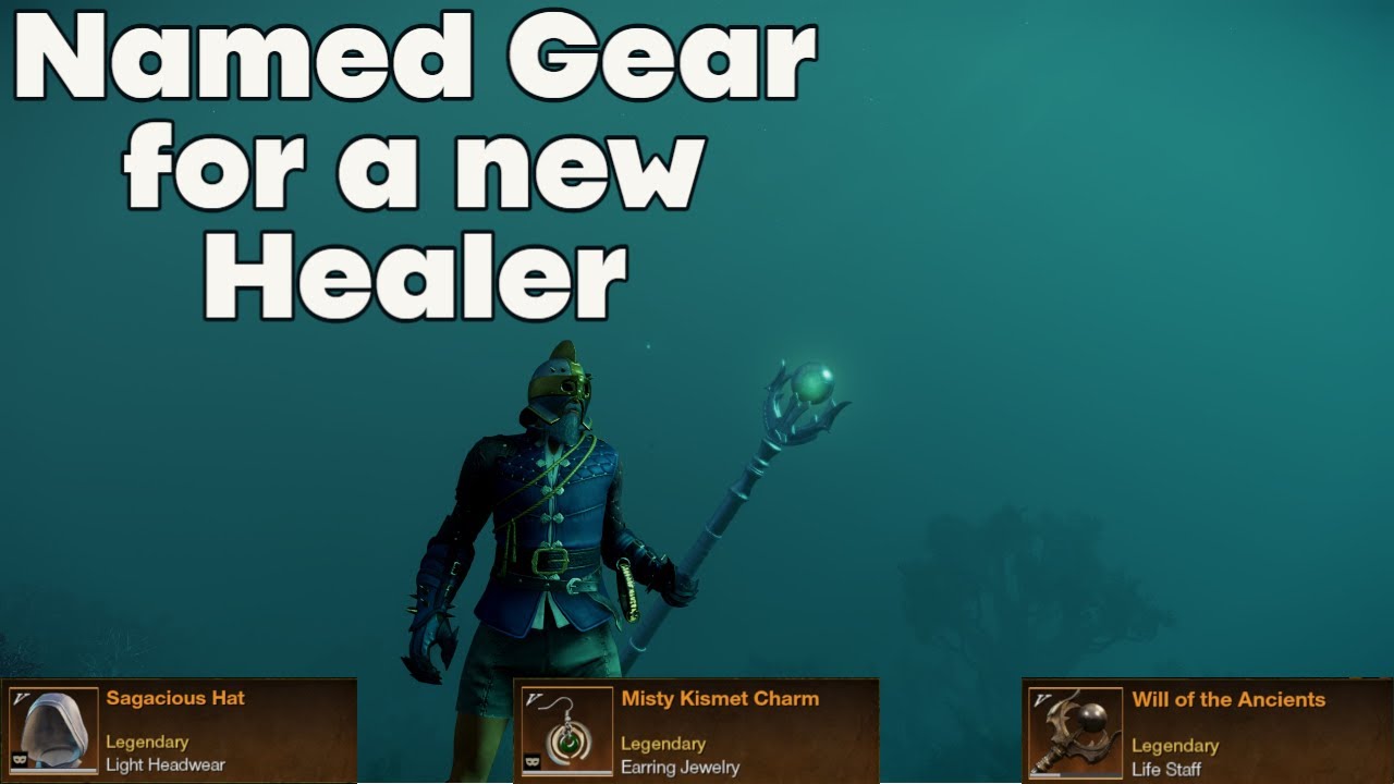 Named gear for a new healer - New World - YouTube