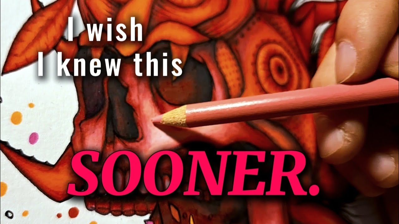 The Blending Tips You DIDN'T KNOW You Needed!? 🔥 (Prismacolor Pencil ...