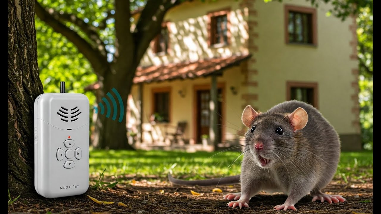Ultrasonic Rat Repellent Sound | 1 Hours of Rodent Deterrent Noise ...