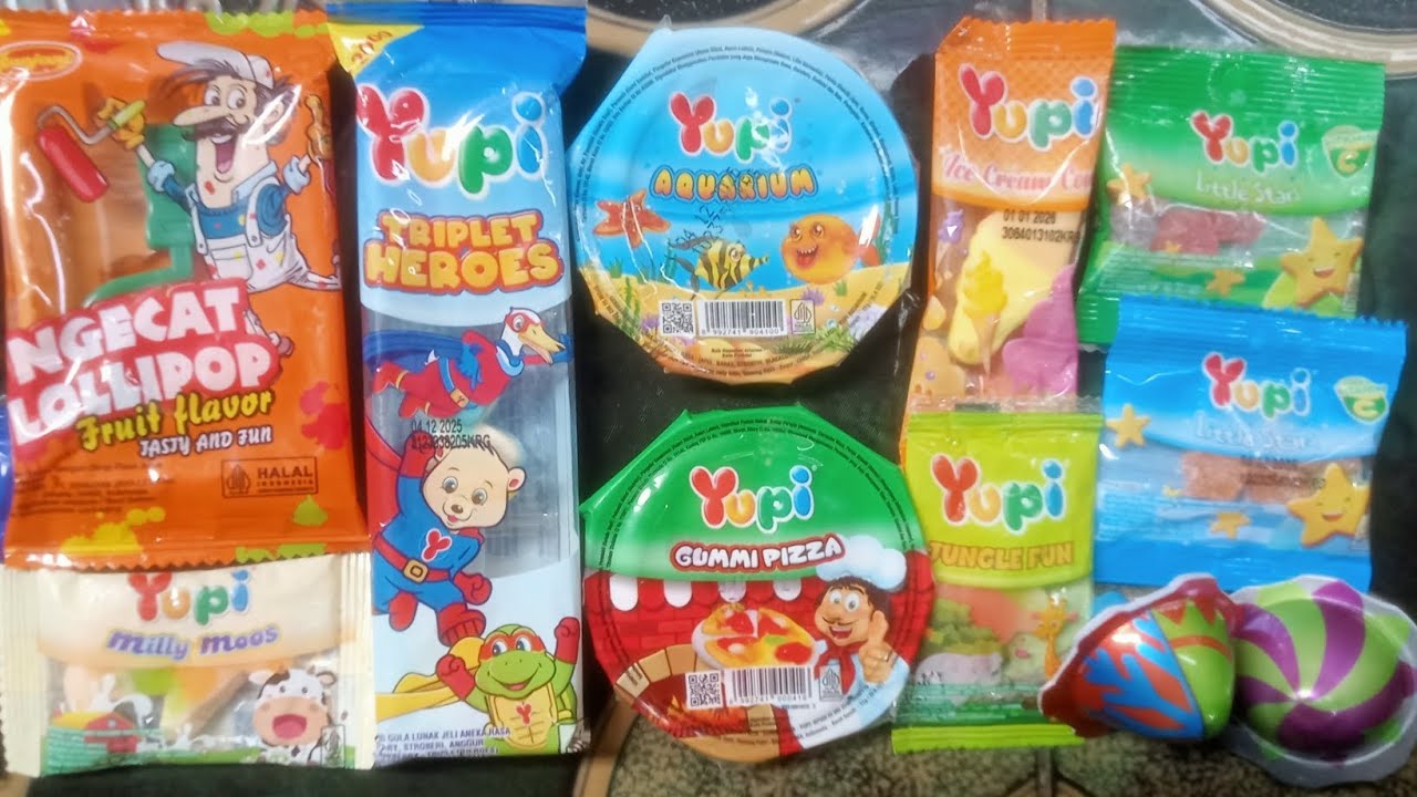 Yupi Sapi Yupi Pizza Permen Gangsing Yupi triple Heros Yupi Jungle Fun ...