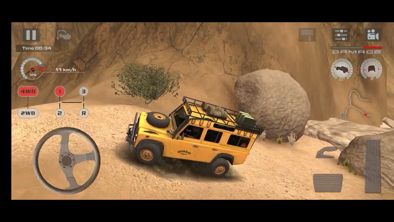 |Offroad Driving Desert| |Game Play Mission| with |difficult missions ...