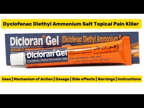 Dicloran Gel | Pain Killer | MOA| Uses | Dosage | Side effects ...