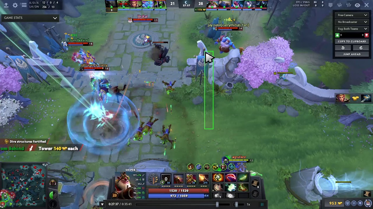 10TH INTERNATIONAL DOTA CHAMPIONSHIP TI10 Sweden new map shrine back ...