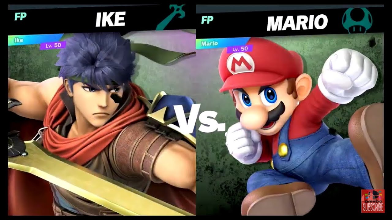 Super Smash Bros Ultimate Amiibo Fights EX Ike vs Mario - YouTube