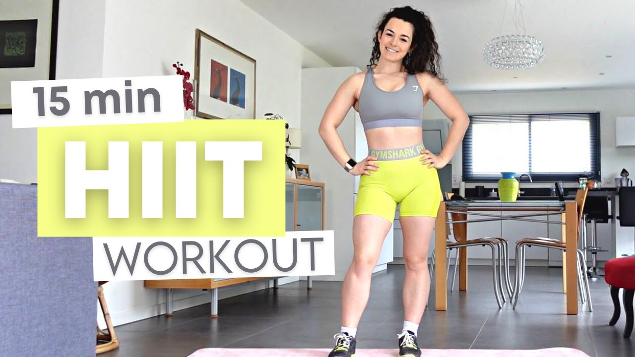 15 MIN HIIT WORKOUT | Cardio at home - YouTube