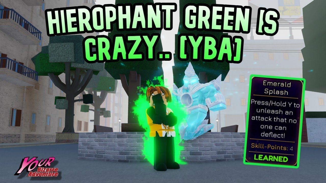 [YBA] Hierophant Green is CRAZY... - YouTube
