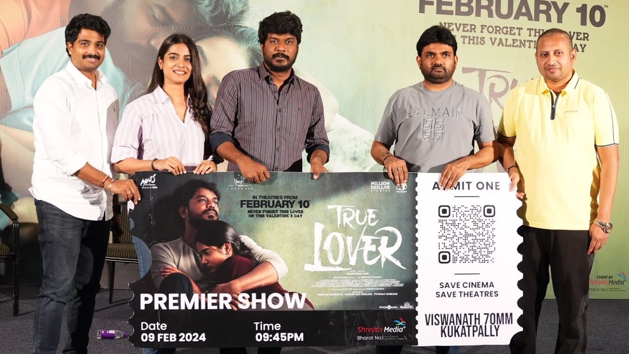 True Love Movie Pre Release Press Meet | Manikandan | SriGouriPriya ...