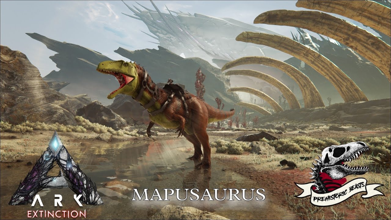 MAPUSAURUS [full taming] || Prehistoric Beasts || Ark Extinction - YouTube