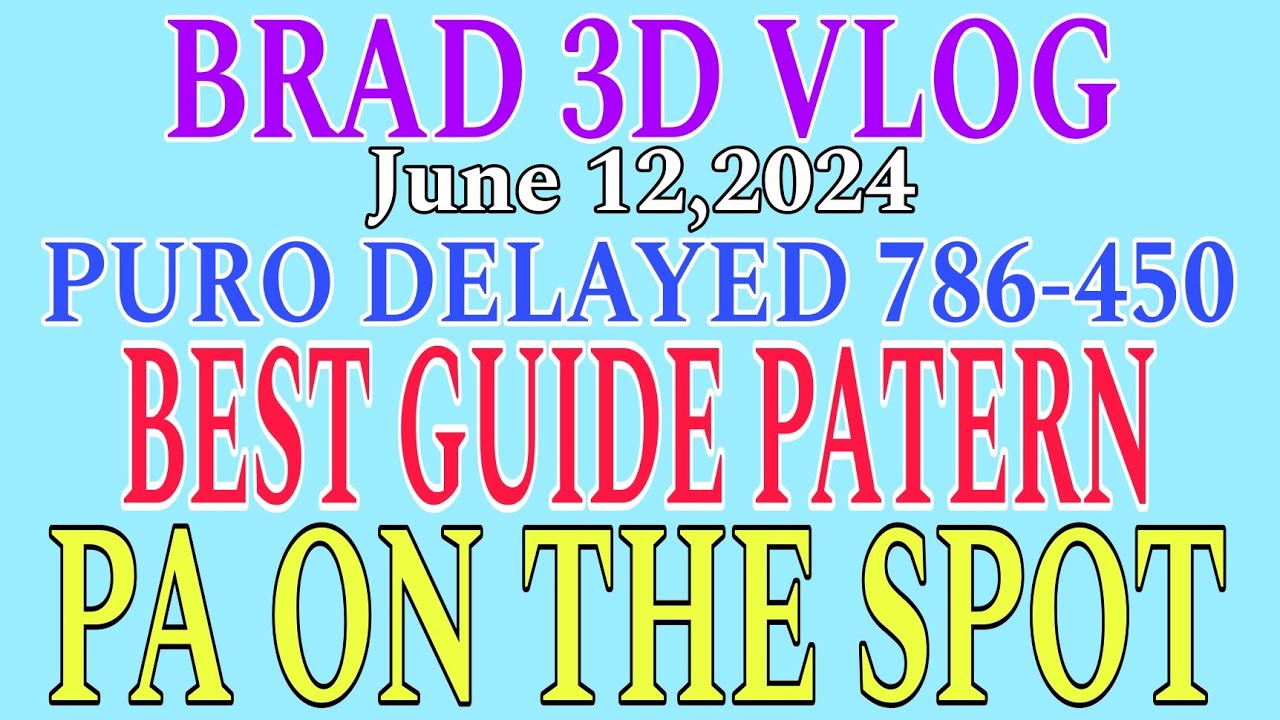 SWERTRES HEARING GUIDE & TIPS TODAY ( June 12,2024 ) #brad3dvlog - YouTube