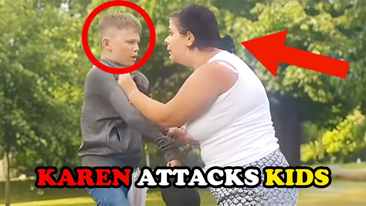 CRAZY Karens Attack DEFENSELESS Kids - YouTube