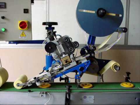 Flap disc digital labelling machine - YouTube
