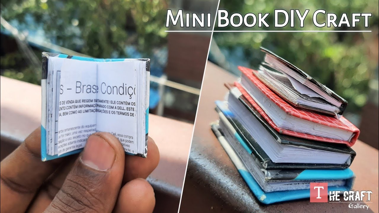 How To Make Miniature Book | DIY craft, easy craft - YouTube