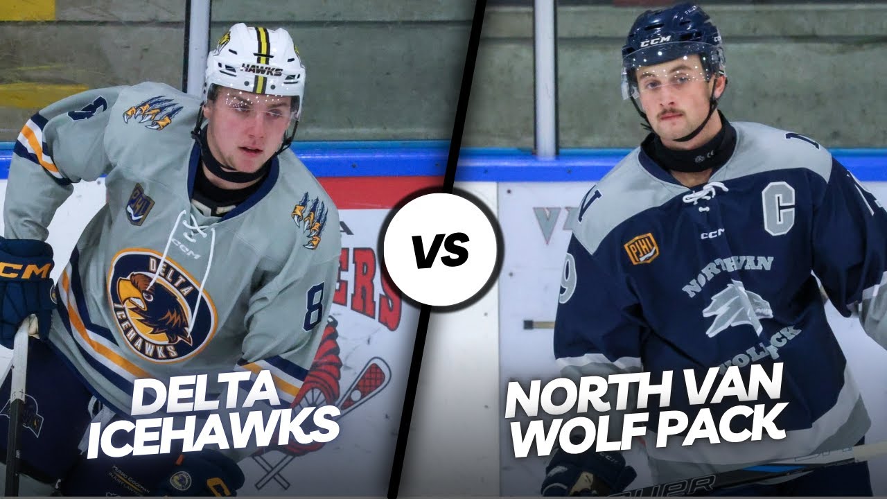 Friday Night Special #54 - Delta Icehawks vs North Van Wolf Pack - YouTube