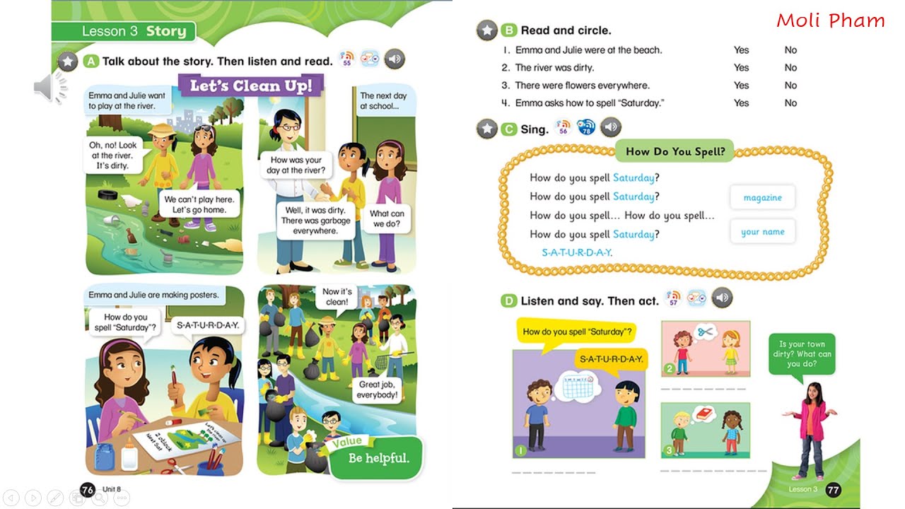 Everybody Up 3 - Unit 8 - Lessons 3 & 4 - YouTube