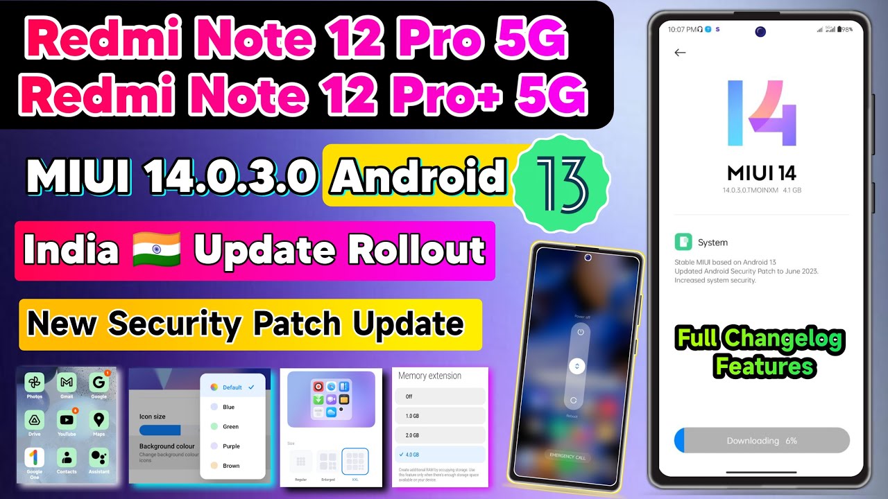 Redmi Note 12 Pro 5G/ Pro+ 5G Android 13⚡Update Full Changelog🔥| 🇮🇳 ...