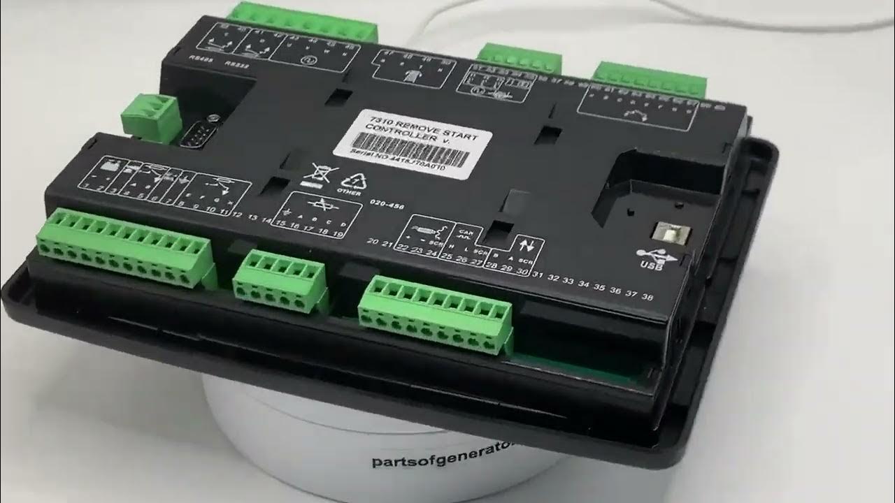 DSE 7310 Auto Start Control Module For Generator Genset - YouTube