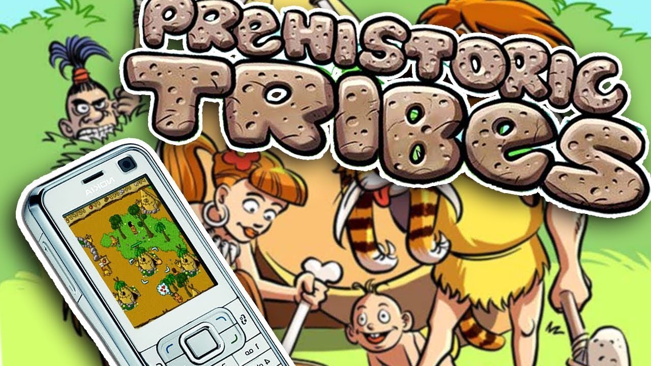 "Первобытные войны" (Prehistoric Tribes) Java Игра (THQ Wireless 2008 ...