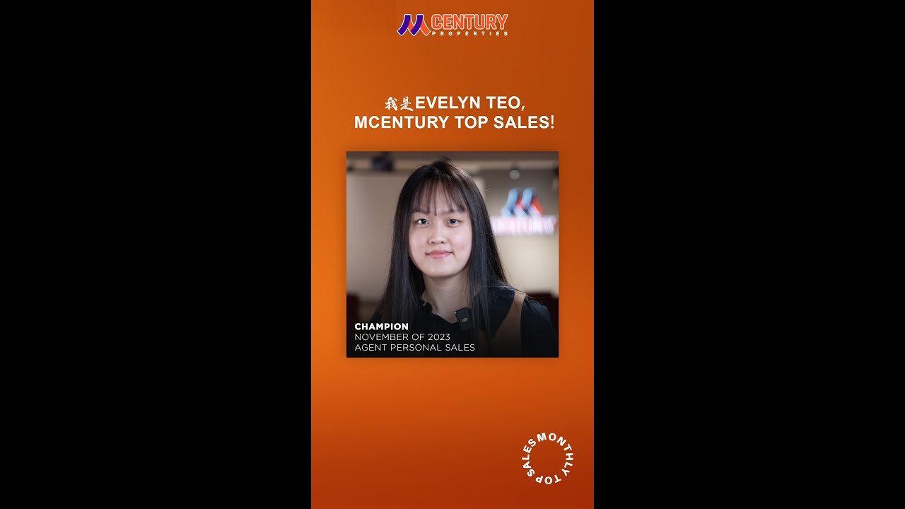 2023 NOVEMBER TOP SALES EVELYN TEO AGENT CHAMPION - YouTube