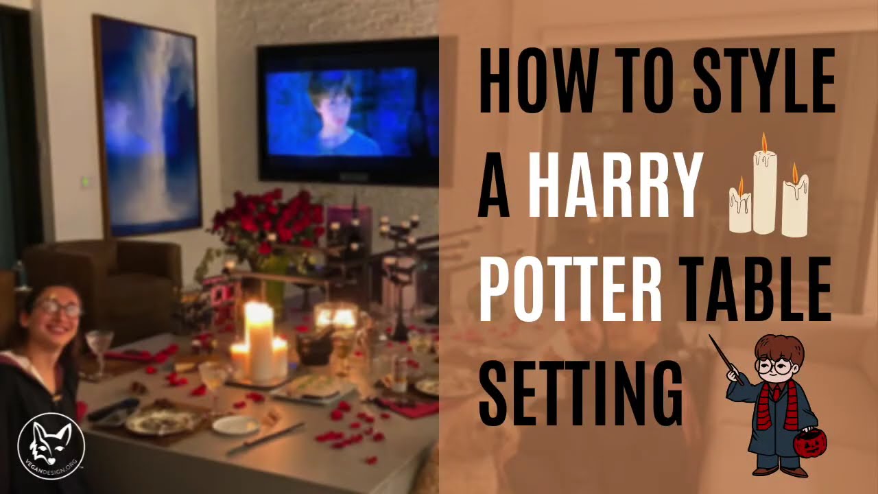 Harry Potter Dinner Table - Get the Look - YouTube