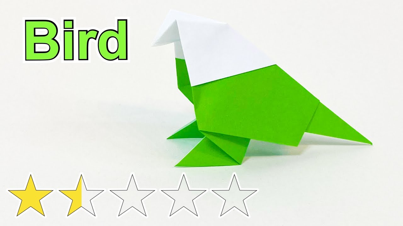 How to make Origami Bird 〜小鳥〜 | DIY Easy Origami Paper Folding - YouTube