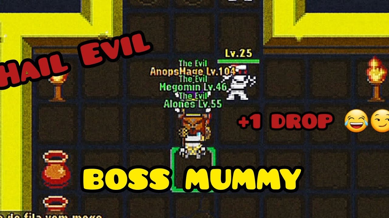 BOSS MUMMY 1 GUILD THE EVIL, MAIS UM DROP NOSSO - MIRROR WORLD RUCOY 2 ...