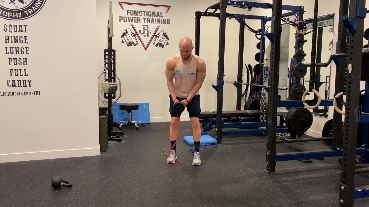 Explosive Single Arm Rotational Dumbbell Overhead Press - YouTube