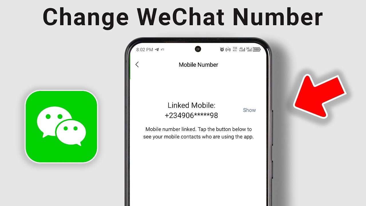 How to Change Your Link Mobile Number on WeChat - YouTube