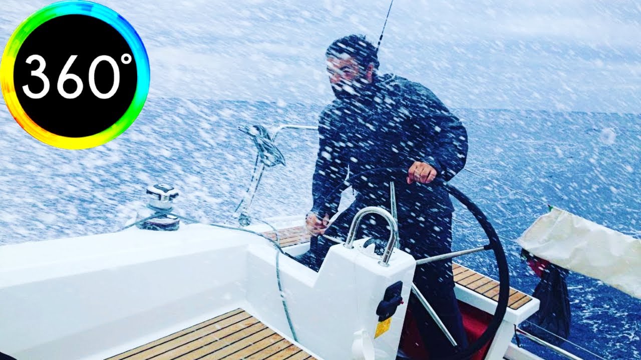 360° VR Yachting Lesson Beneteau Oceanis 38 Romania Limanu Seasick ...