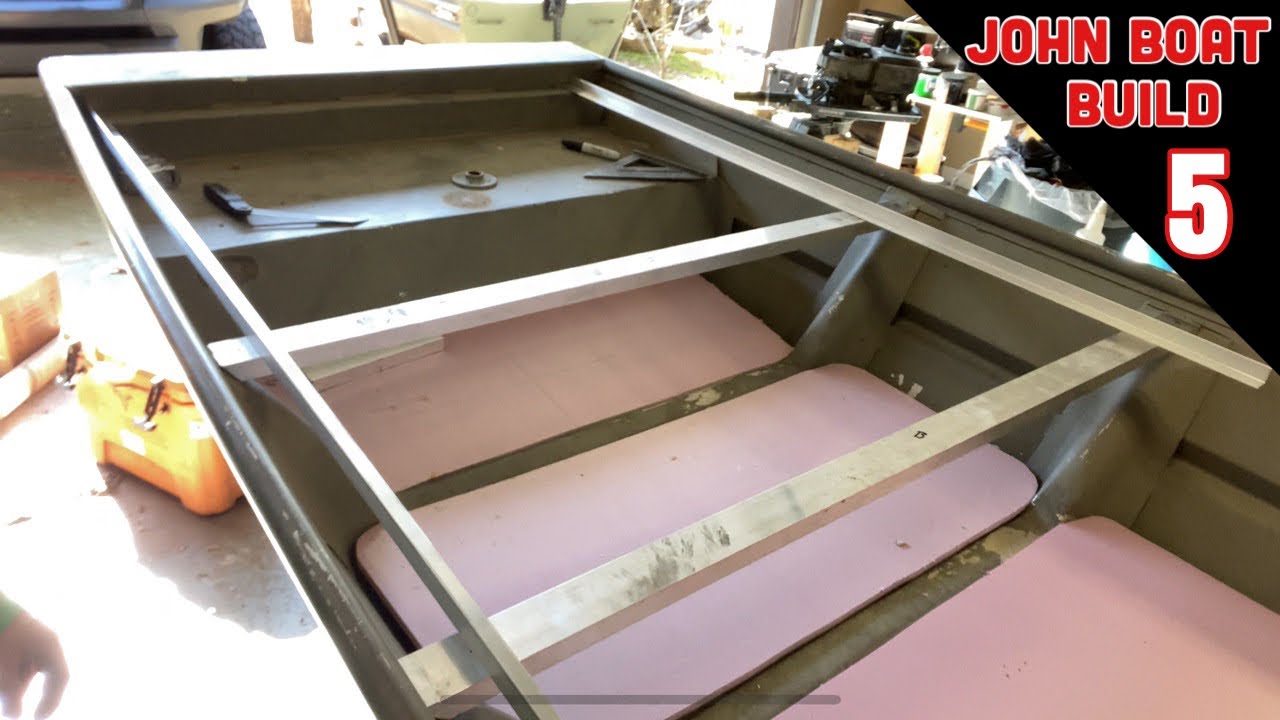 Aluminum Front Deck Frame in a Jon Boat | Part 1 - YouTube