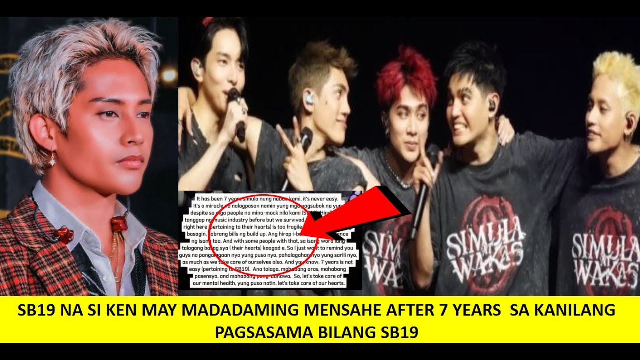 SB19 NA SI KEN MAY MADAMDAMING NAGING MENSAHE SA MGA PINAGDAANAN NILA ...