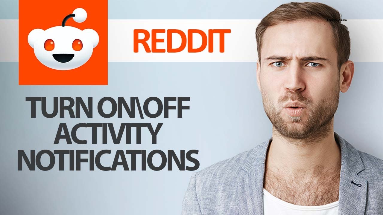 How To Turn On\Off Activity Notifications On Reddit App | Step By Step ...