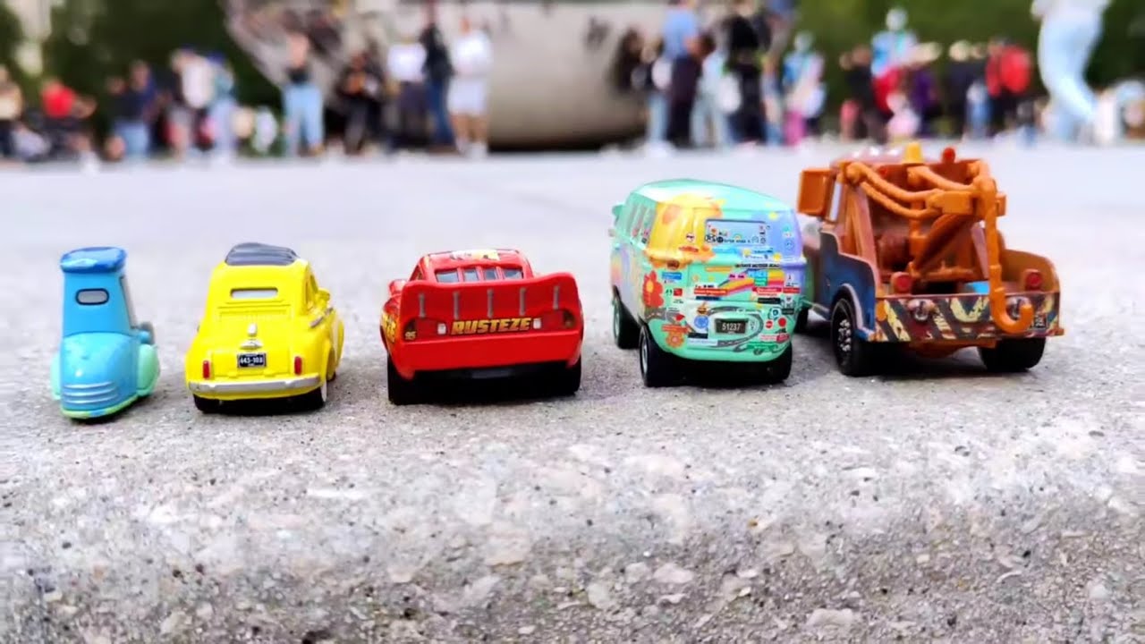 El RAYO MCQUEEN y sus amigos viajan a CHICAGO | Videos de CARS #cars # ...