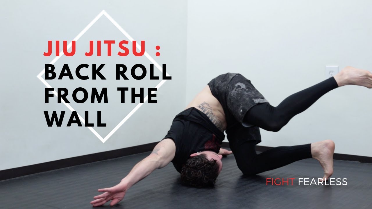 BJJ: How to back roll using the wall - killer core workout! - YouTube
