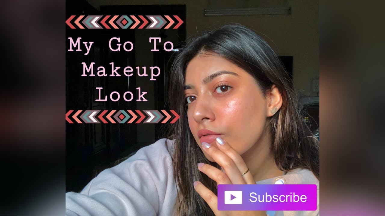 My Go-To Makeup Tutorial // College makeup Look - YouTube