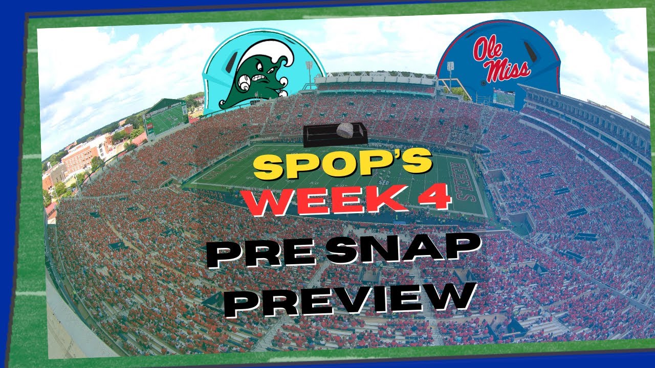 Tulane @ Ole Miss - Week 4 Pre Snap Preview - YouTube