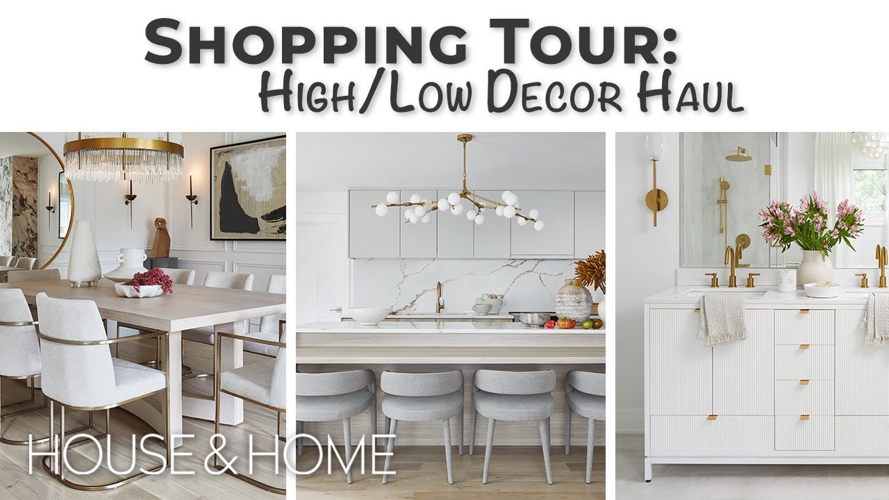Shopping Tour: High & Low Decor Haul In A Luxurious Home. - YouTube