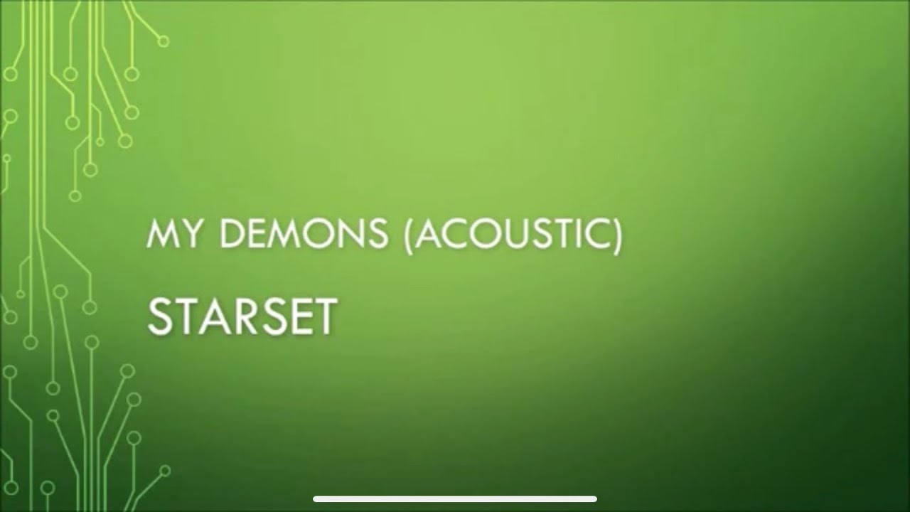 Starset | My Demons (Acoustic) (Lyrics) - YouTube