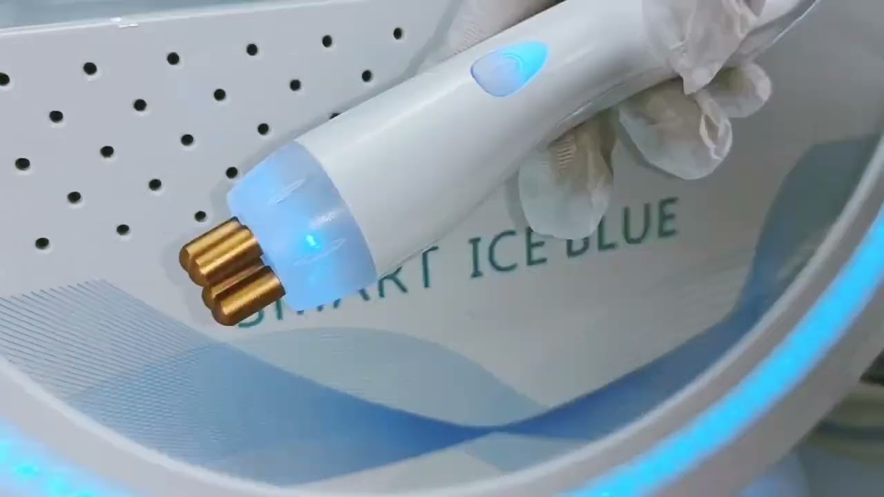 7 in 1 smart ice blue plus hydra microdermabrasion machine - YouTube