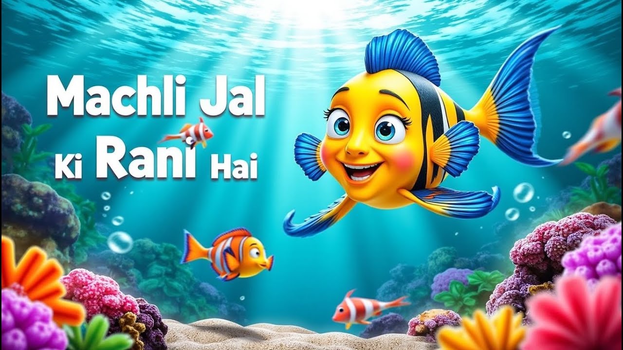 Machli Jal Ki Rani hai - Hindi Rhymes | hindi baby songs | Hindi Poem ...
