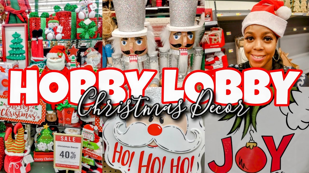 HOBBY LOBBY 2021 CHRISTMAS SHOP WITH ME + Haul | ft. WalMart Decor ...