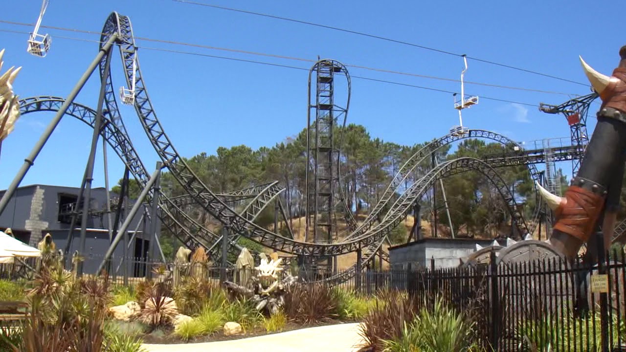 Roller Coaster in Adventure World - YouTube