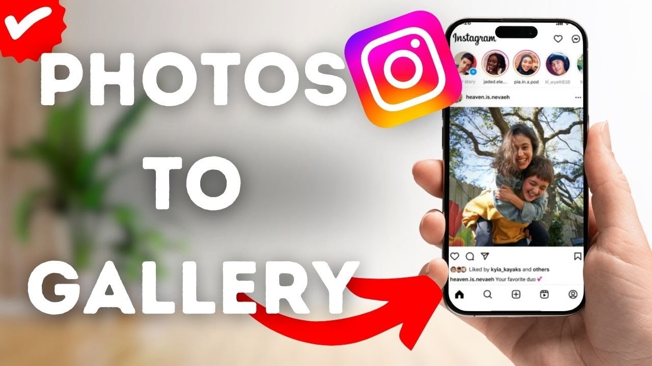 How To Save Photos To Camera Roll On Instagram? - YouTube